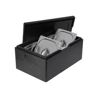 [Zestaw] Pojemnik termoizolacyjny GN 1/1 200 mm + 2x Pojemnik GN 1/2, 200 mm, ze stali ...