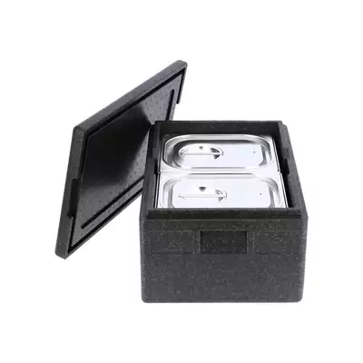 [Zestaw] Pojemnik termoizolacyjny GN 1/1 200 mm + 2x Pojemnik GN 1/2, 200 mm, ze stali ...