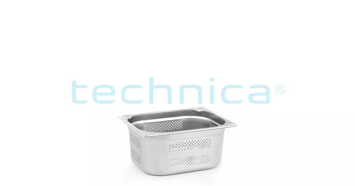 Pojemnik perforowany GN 1/2 150 mm ze stali nierdzewnej | TECHNICA, Platinum Line - sklep Technica