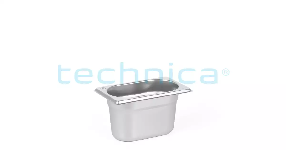 Pojemnik GN 1/9 100 mm ze stali nierdzewnej | PRESTONA, P19100 - sklep Technica