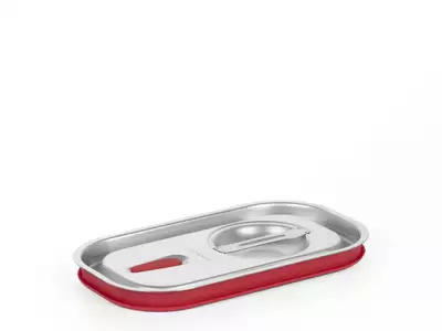 Pokrywa GN 1/4 z uszczelką silikonową ze stali nierdzewnej | PRESTONA ...