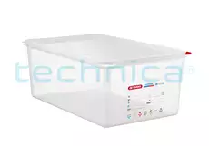 Pojemnik GN 1/1 200 mm z polipropylenu z pokrywką | ARAVEN, 3038 - sklep Technica