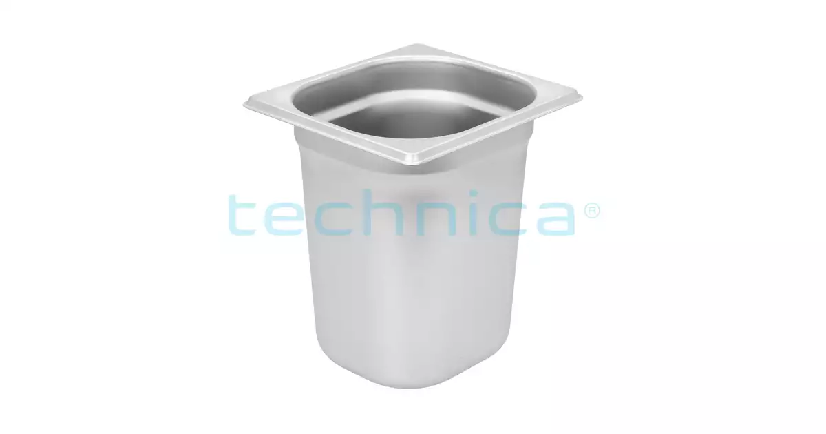 [Zestaw] 6x Pojemnik GN 1/6 200 mm ze stali nierdzewnej | TECHNICA, Cold Line - sklep Technica