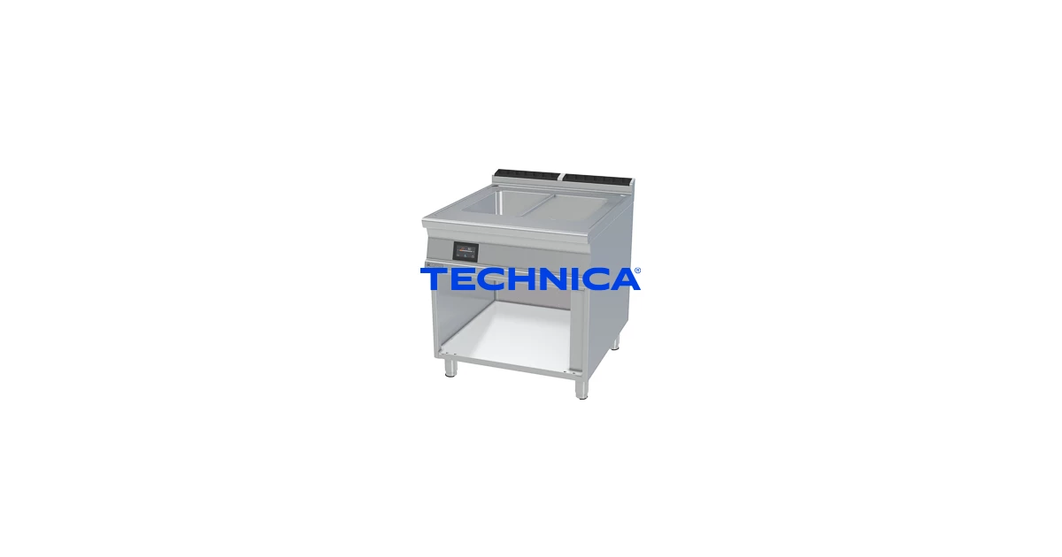 Bemar wodny elektryczny z szafką, GN 2/1, 4,2 kW, 800x900x900 mm ...