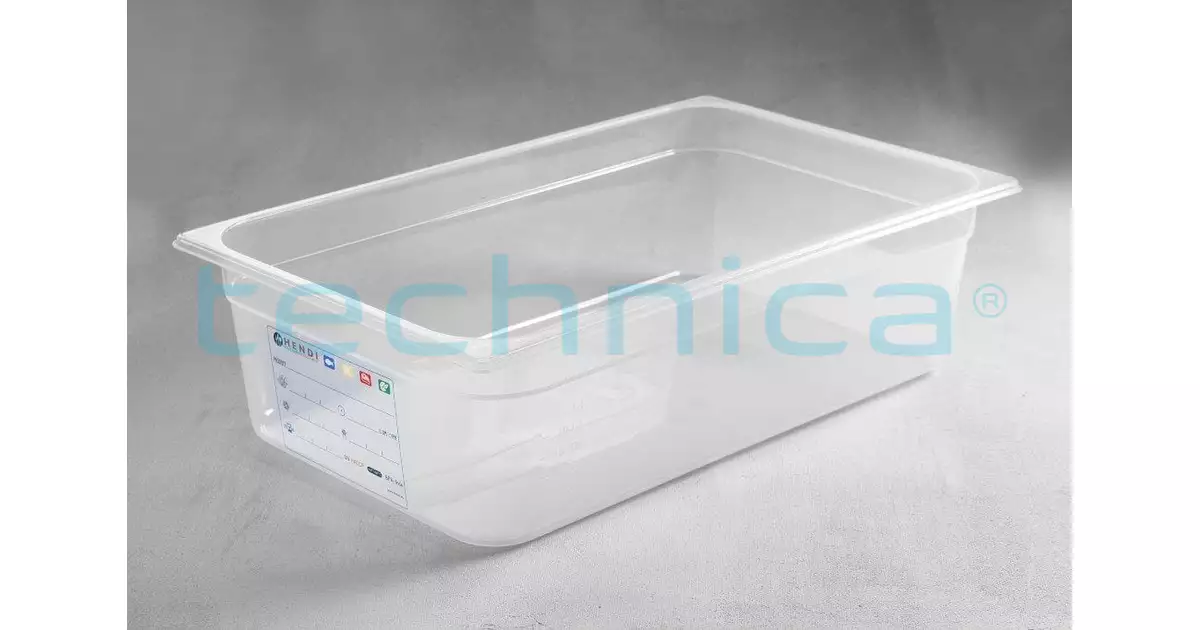 Pojemnik GN 1/1 150 mm, HACCP z polipropylenu