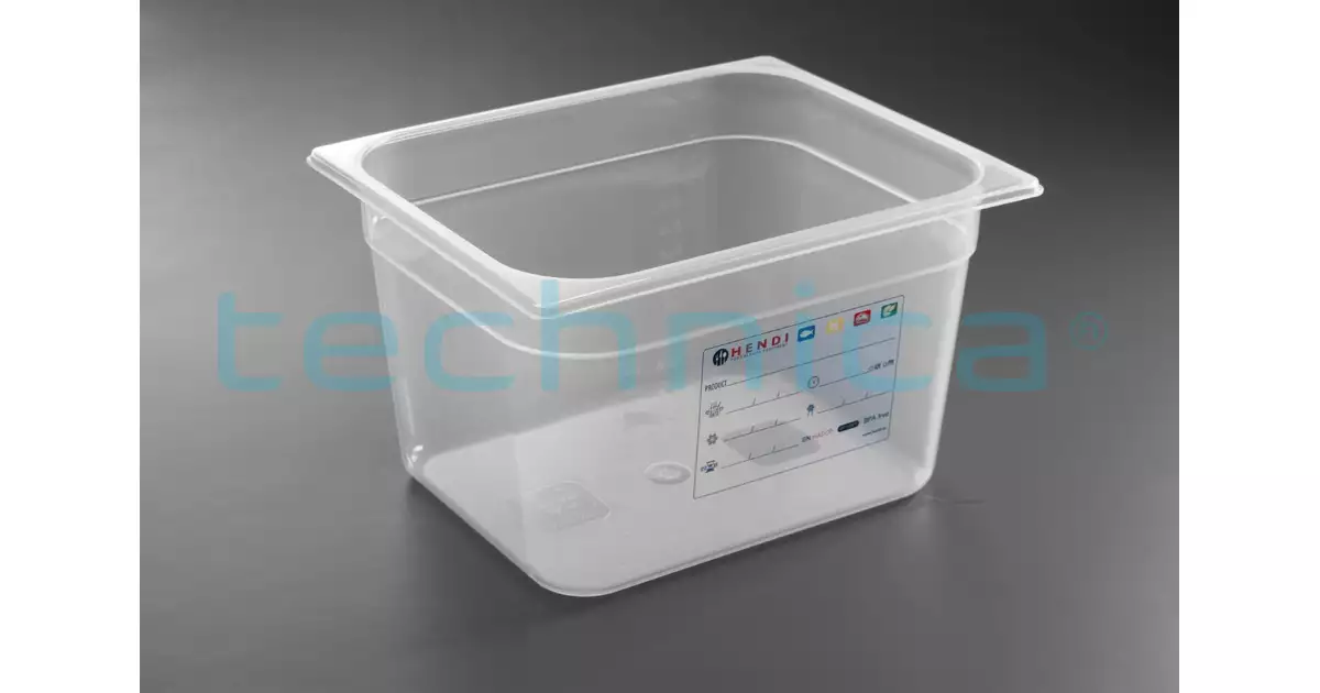 Pojemnik GN 1/2 200 mm, HACCP z polipropylenu