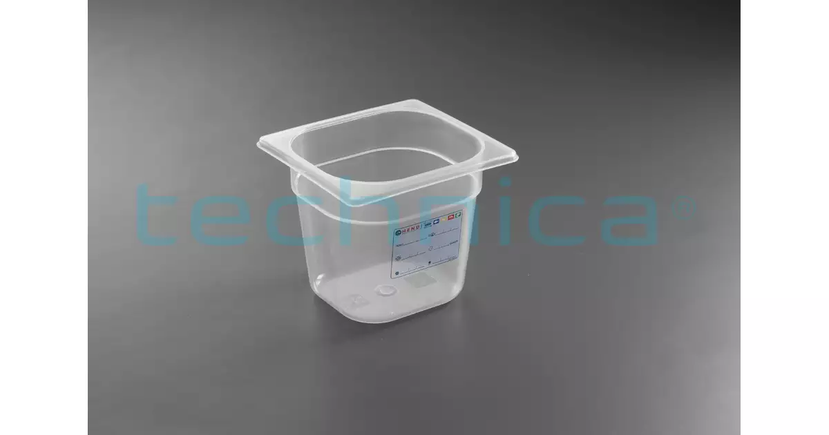 Pojemnik GN 1/6 200 mm, HACCP z polipropylenu