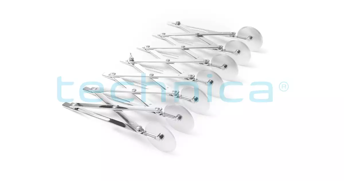 Znacznik rozstawny jednostronny, 7 ostrzy o średnicy 55 mm | HENDI ...