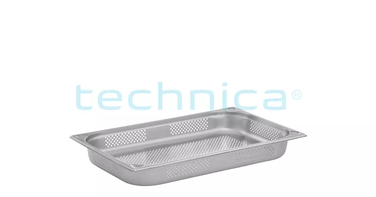 Pojemnik perforowany GN 1/1 65 mm ze stali nierdzewnej | TECHNICA, Platinum Line - sklep Technica