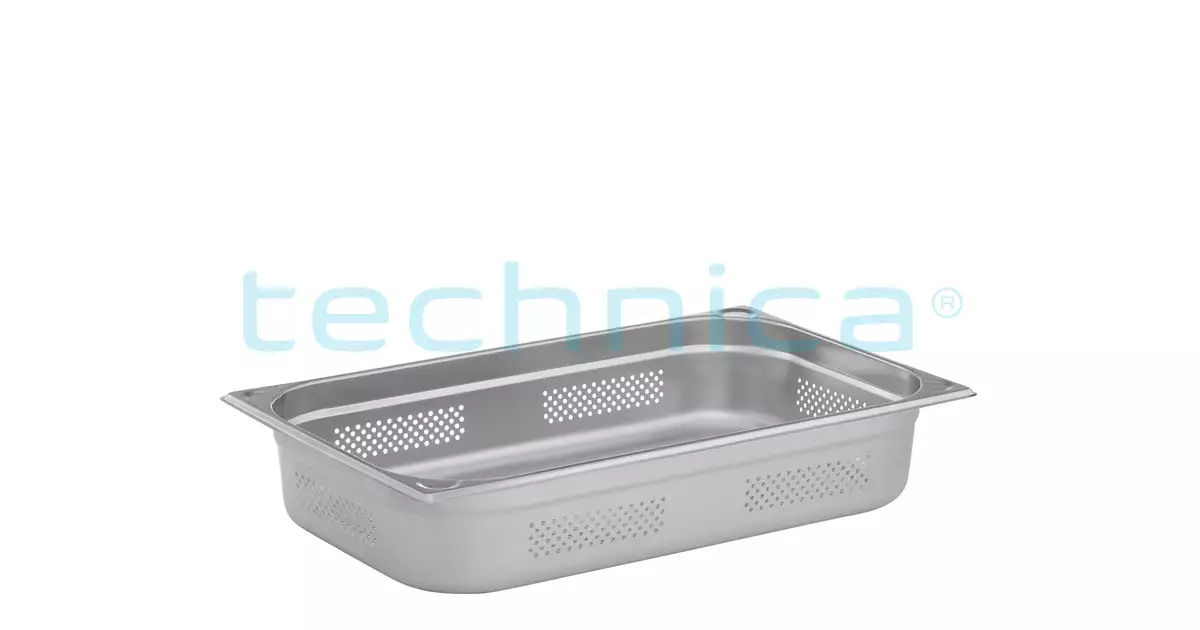 Pojemnik perforowany GN 1/1 100 mm ze stali nierdzewnej | TECHNICA, Platinum Line - sklep Technica